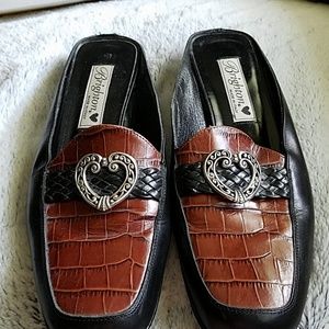 Brighton | Shoes | Brighton Leather Mules | Poshmark